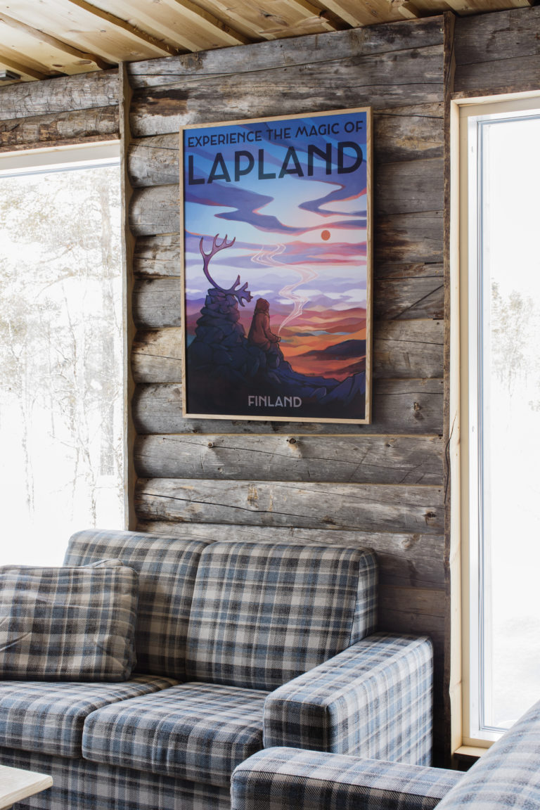 Magic of Lapland by Emma Chudoba, Poster 50x70 - Come to Finland