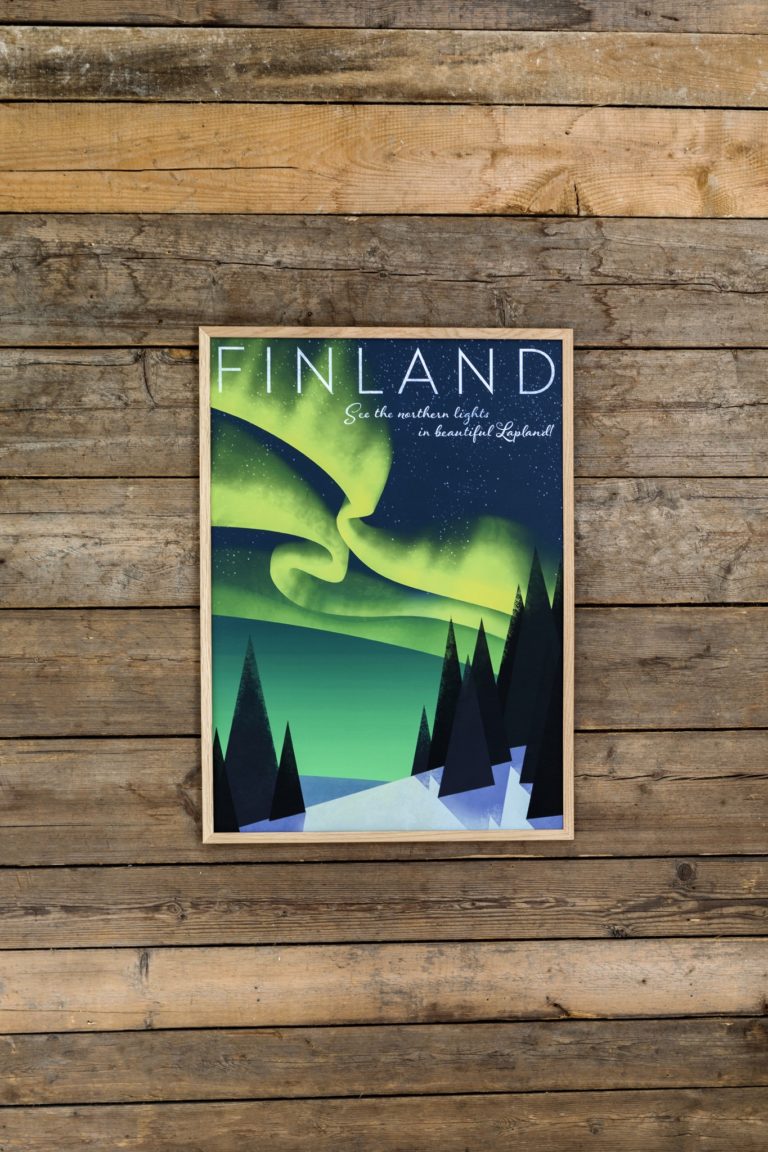 Home of the Northern Lights, Poster 50 x 70 cm (on demand print) - Come ...